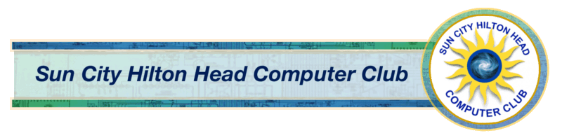 Sun City Computer Club of Bluffton, SC